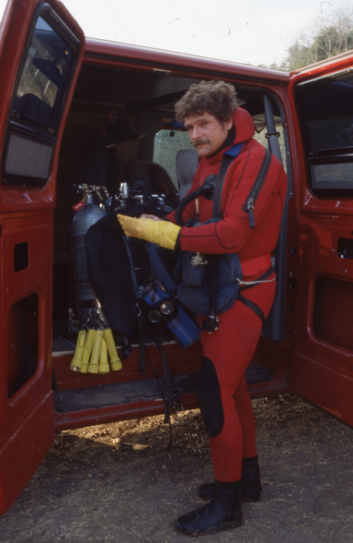 1989: Sheck Exley preparing for his Manté expedition to 867 ft. (Photos ...
